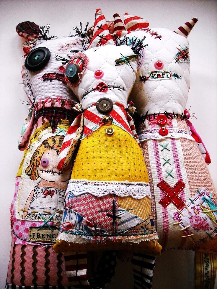 Junker Jane Monster Art Dolls: Junker Jane at Allegory Gallery