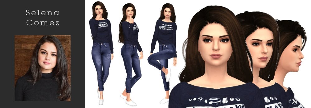 My Sims 4 CAS: Selena Gomez - Imagination Sims 4 CAS
