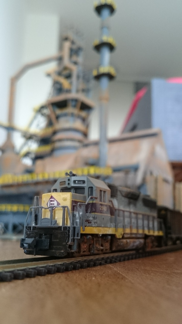 Custom N scale Steel mill | Model Train Forum