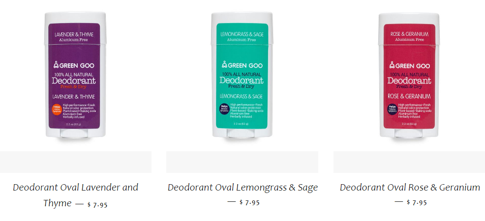 Fitness For The Rest of Us: Green Goo Deodorant Natural Deodorant that ...