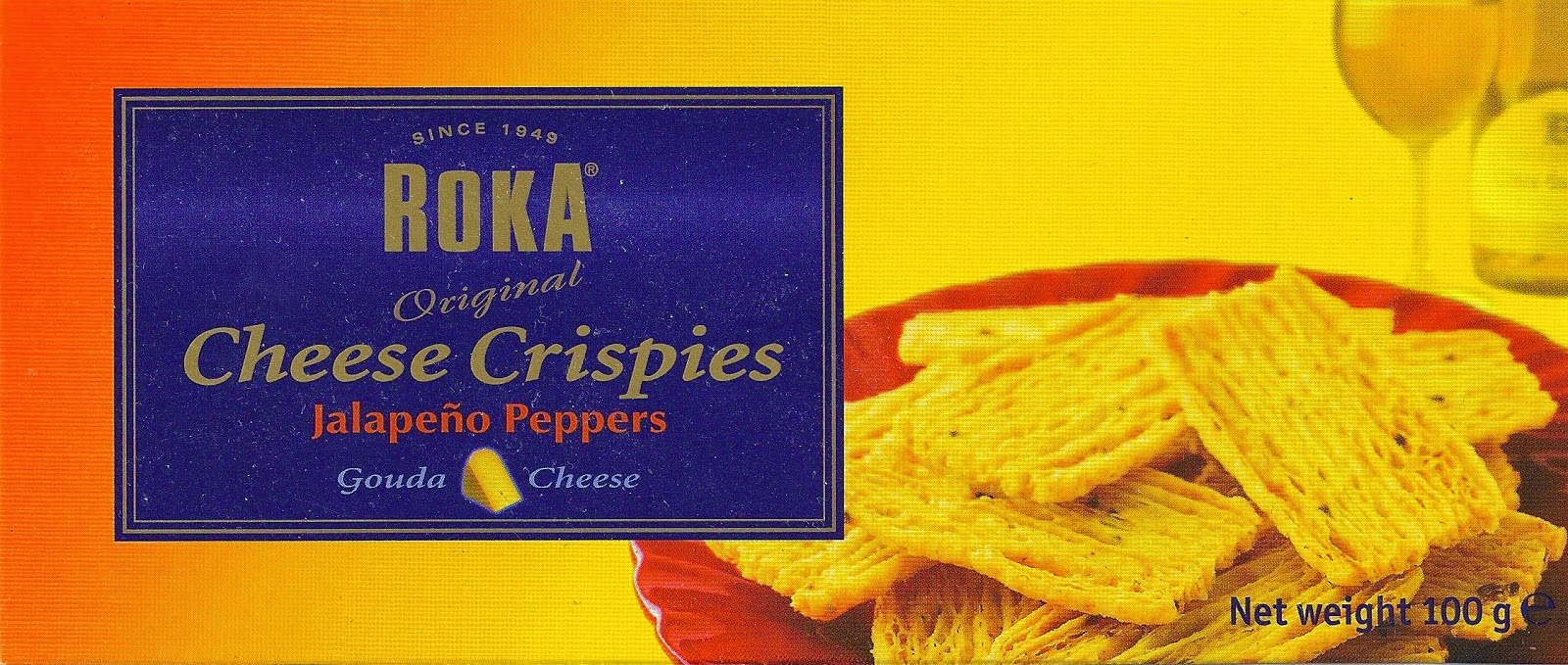 Cheeseburger Crisps & Other Stories: ROKA Cheese Crispies Jalapeño Peppers