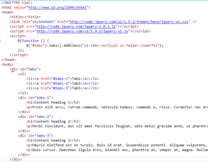 Jopx On Microsoft Business Applications And Azure Cloud Getting Started With Jquery Ui Tabs