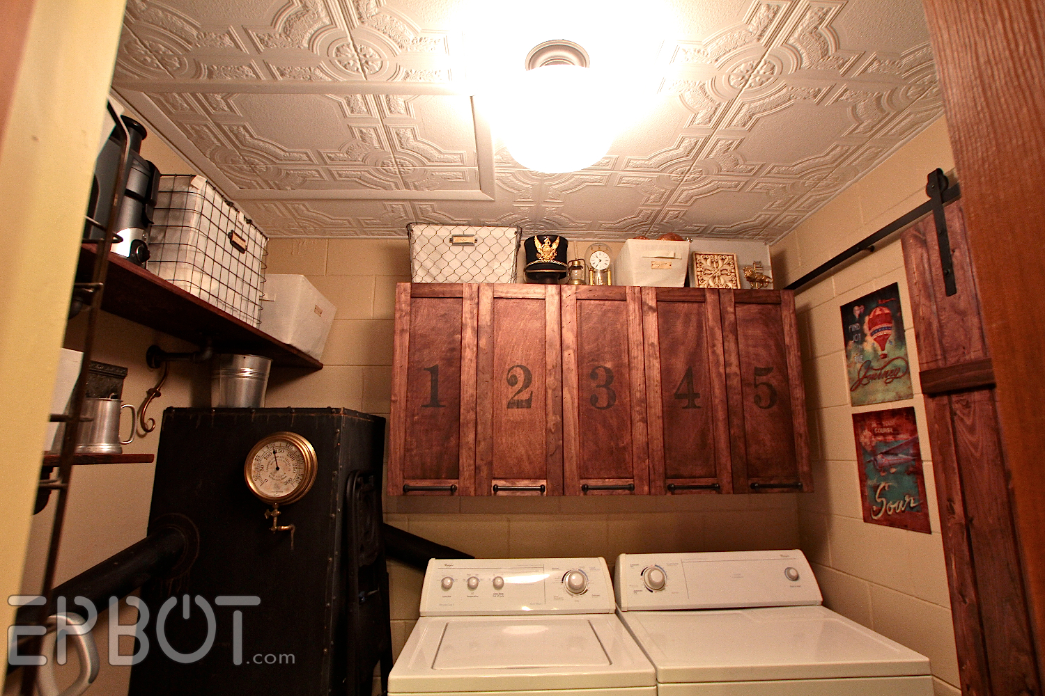 EPBOT: Steampunk Laundry Room Reveal!