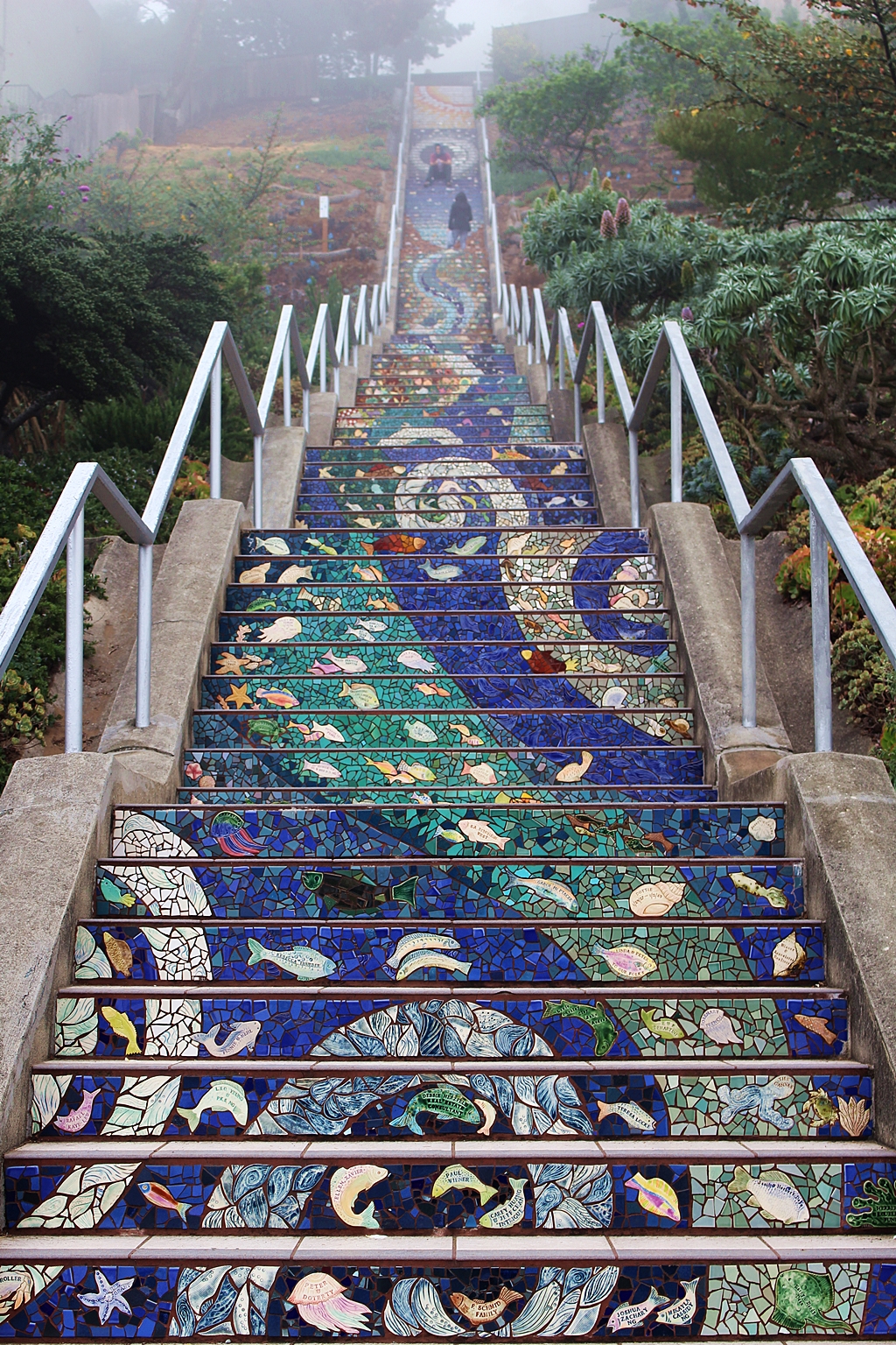 16th Avenue Tiled Steps