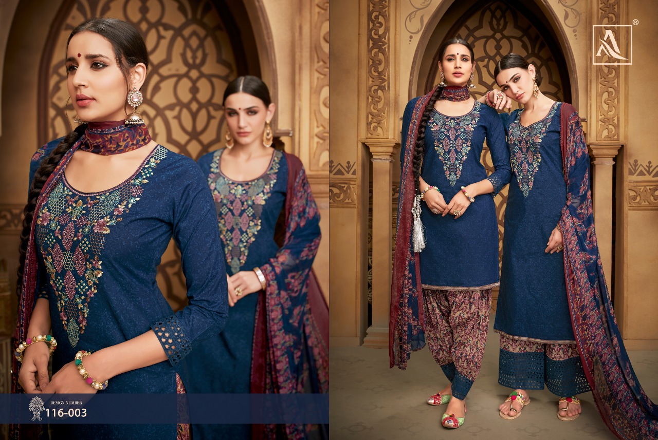 SOHNI PUNJABAN CLASSY DESIGN PATIYALA PRINTED SALWAR SUIT - MANSI GARMENTS