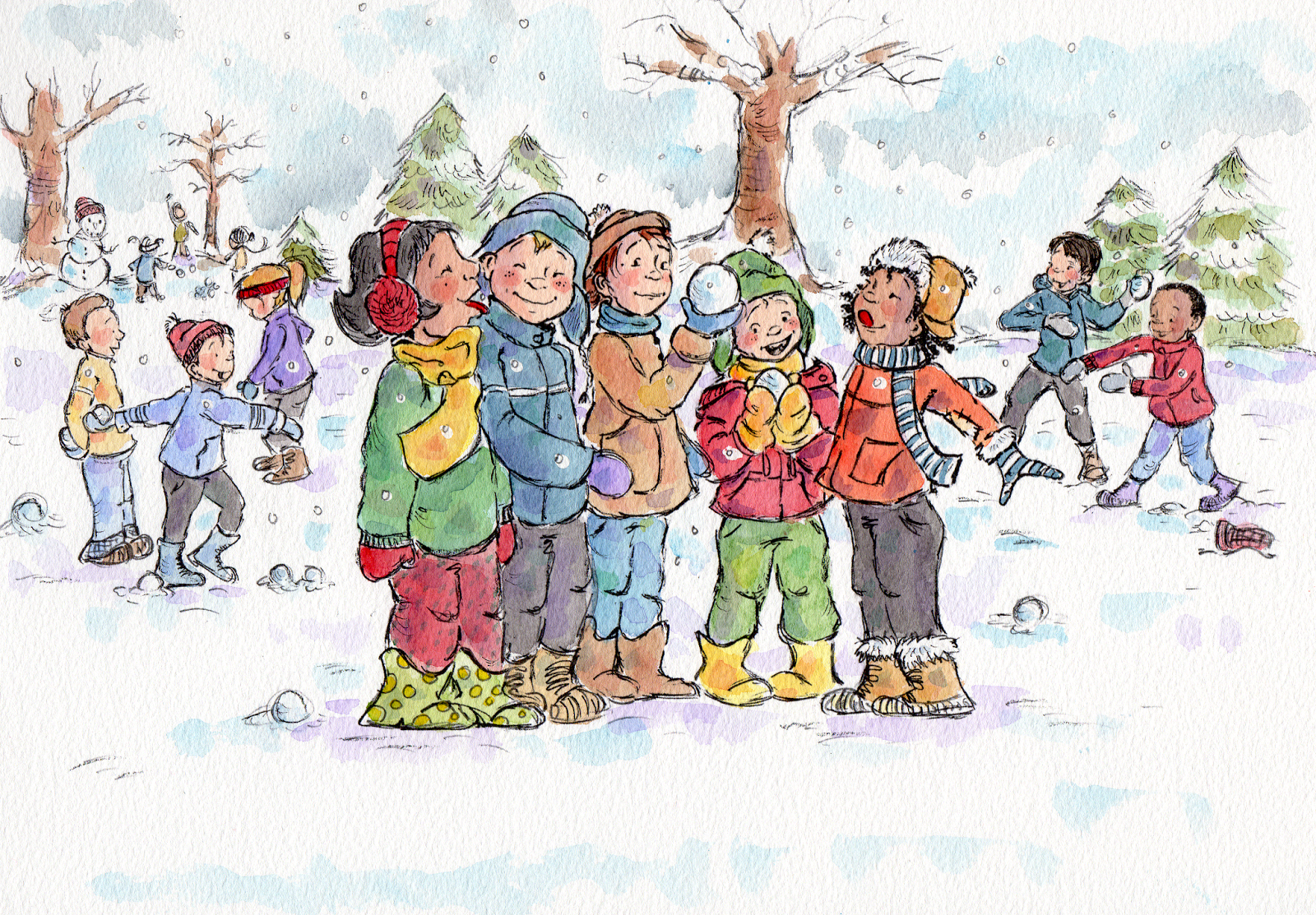 Michelle Henninger: On the Drawing Board: Winter Fun