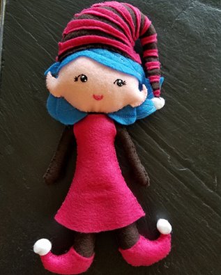 Learning As I Sew...bake, cut, and create: Girl Scout Brownie ELF Doll