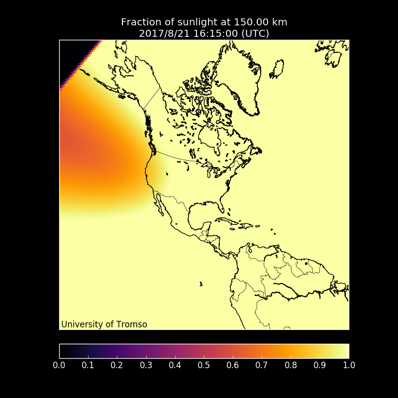 Eclipse visualizations using Python
