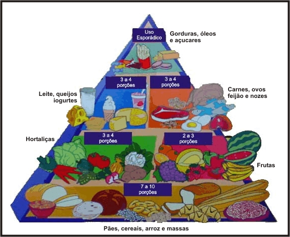 Turma 1501 em ação: Pirâmide alimentar