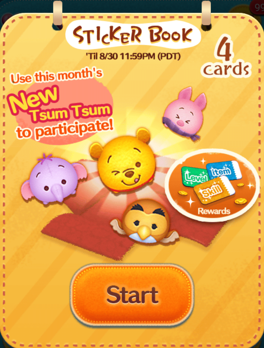 Mobile Game - LINE: Disney Tsum Tsum (Global) - 2018 August Event ...