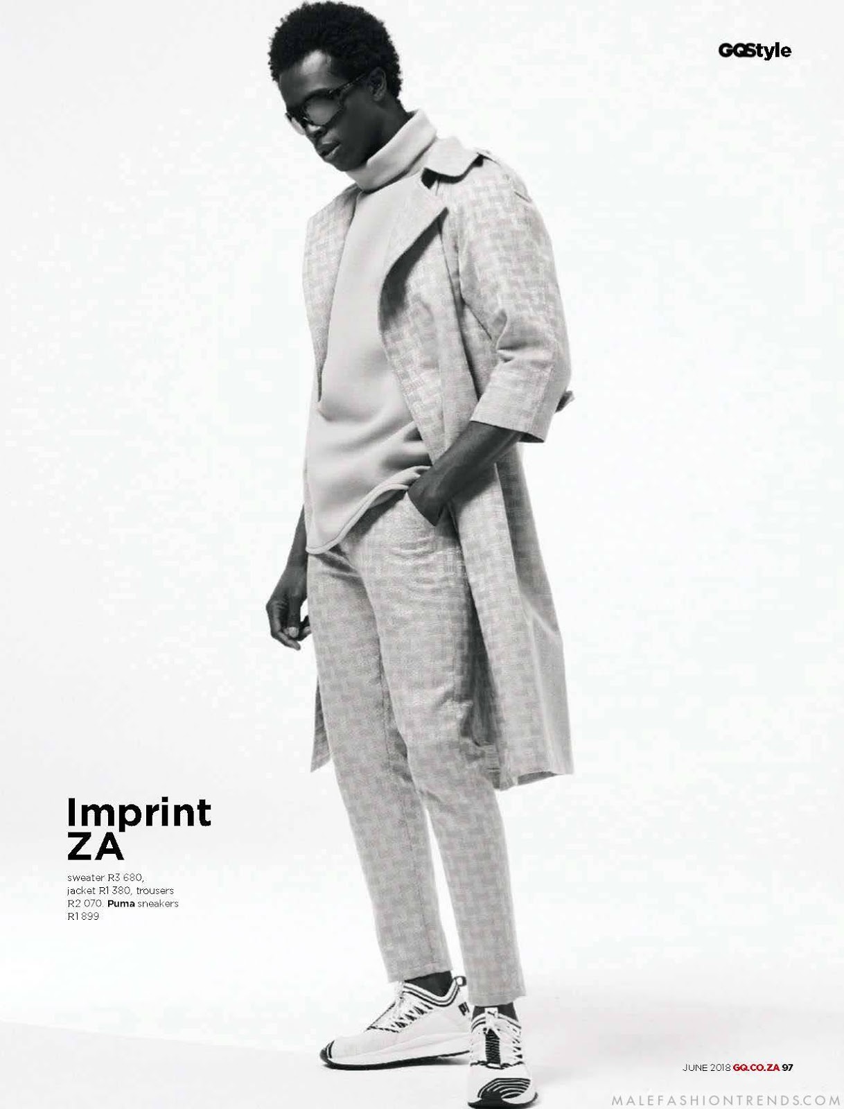 Yannick Konan luce diseñadores locales para GQ Sudáfrica en fotos de ...