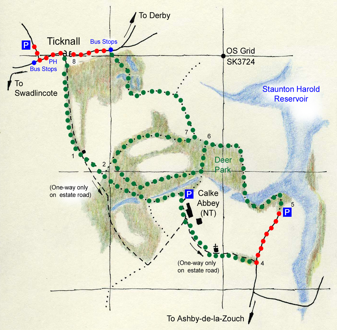 bps eco: National Forest Walks - Calke Abbey