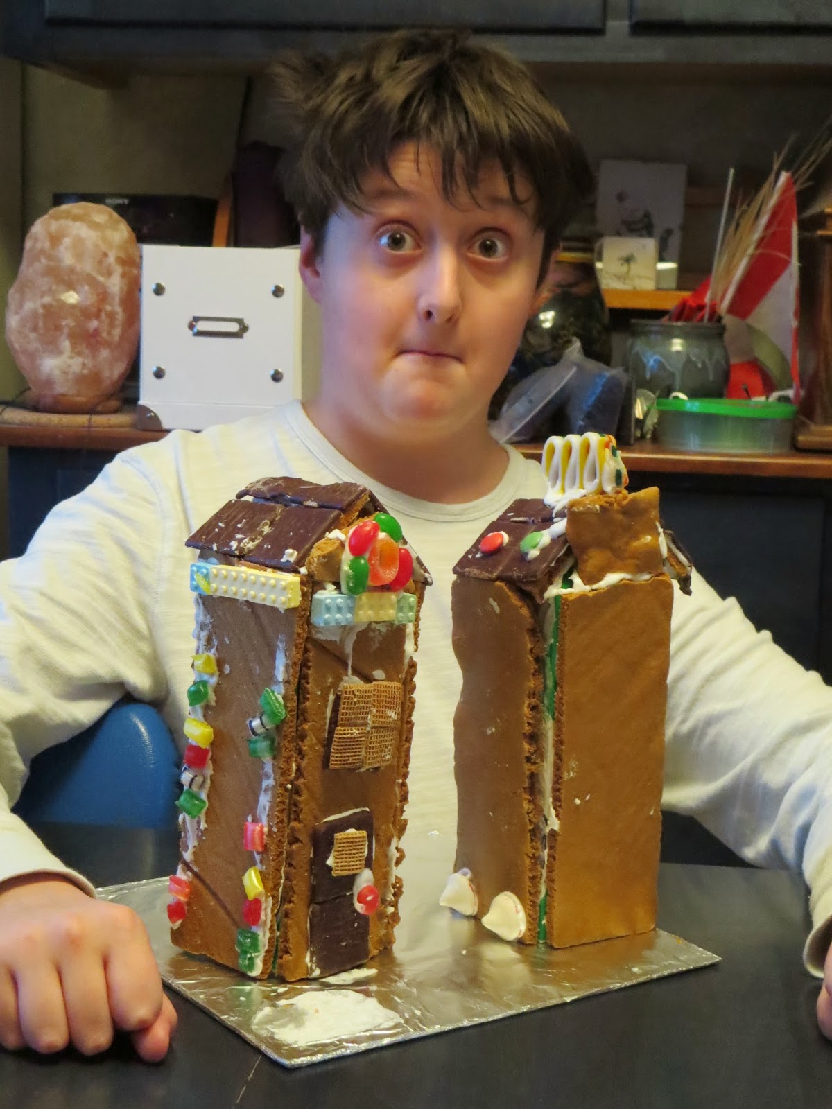Gerald Saul: award winning gingerbread house?