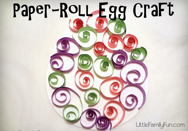 Little Family Fun: Paper Roll Egg