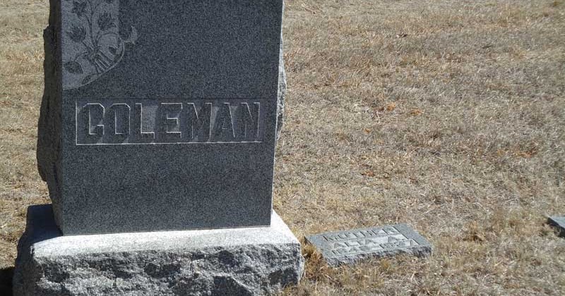 MyFamilyRootsRunDeep: Tombstone Tuesday Coleman John Henry Cheuvront ...