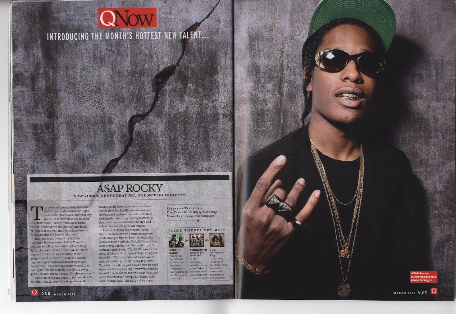 Charlotte Wells: Double Page Spread Q Magazine