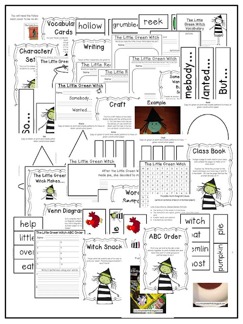 Mrs. Wheeler's First Grade Tidbits: The Little Green Witch