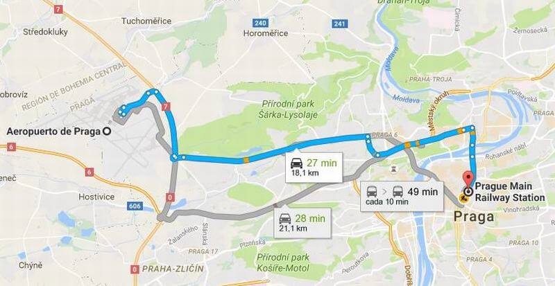 Cómo llegar del aeropuerto de Praga al centro - Mi baúl de blogs