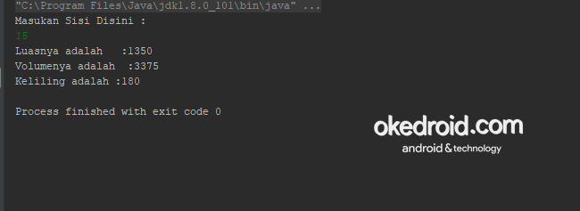 Contoh Agenda Menghitung Luas ,Volume Dan Keliling Kubus Di Java ...