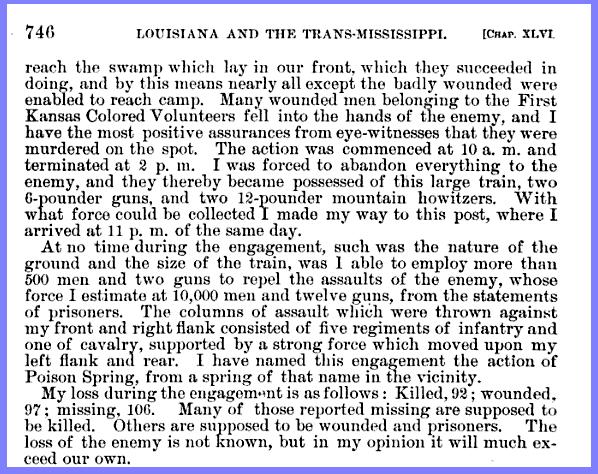 The USCT Chronicle: "Remember Poison Springs!"