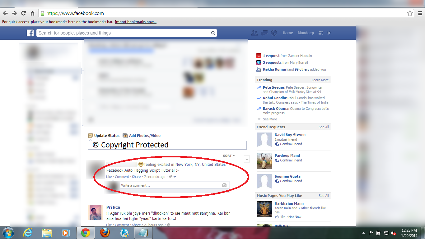 How to tag all the friends in comments on facebook / How to Auto ...