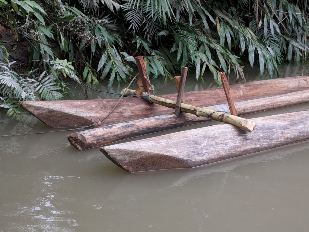 Indigenous Boats: Log Rafts on Ecuador’s Rio Napo