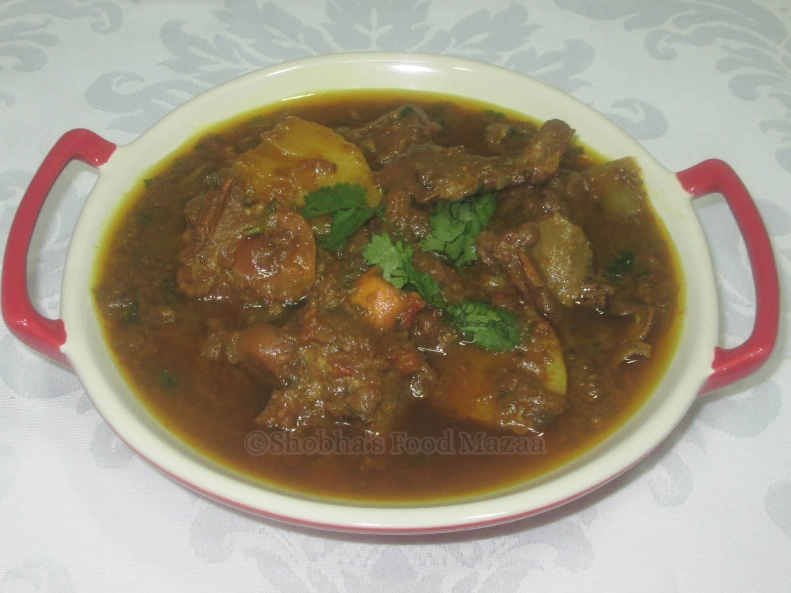 Shobha's Food Mazaa: TEEVAN ( Sindhi Mutton Curry )