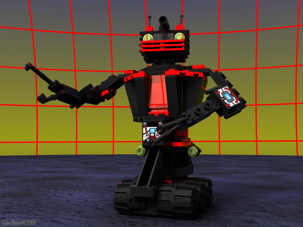 Ray-Traced Lego Mania: 6889 - Recon Robot