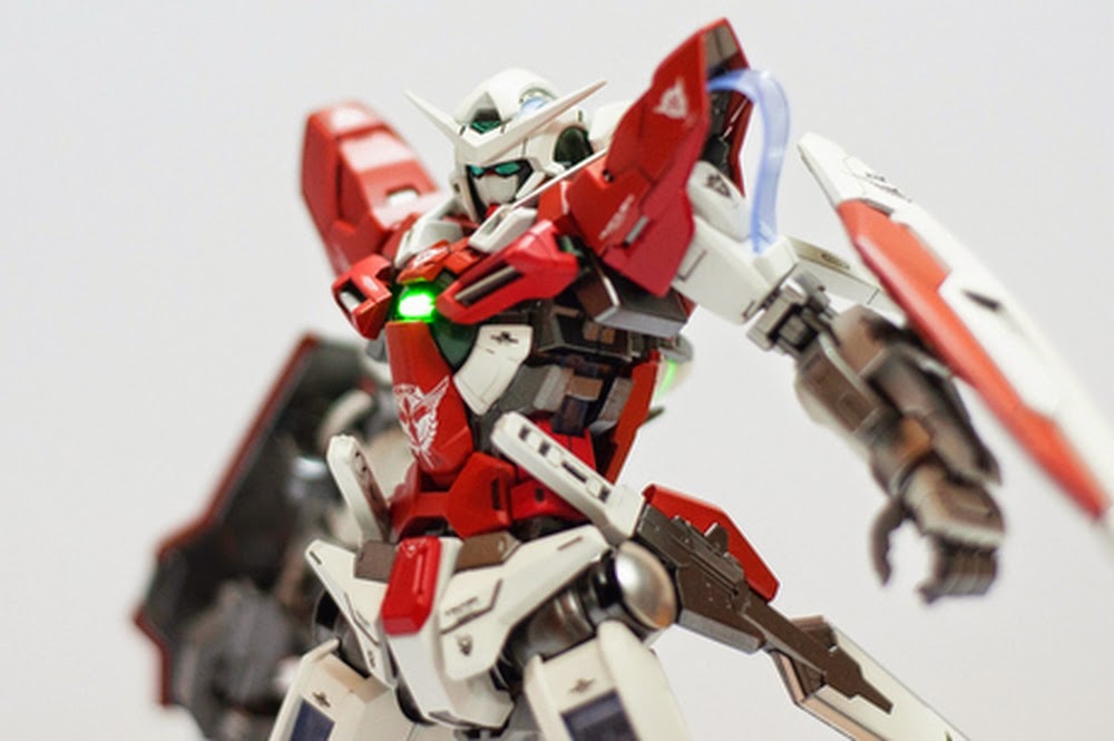 Custom Build: MG 1/100 Gundam Exia "Red" with LED