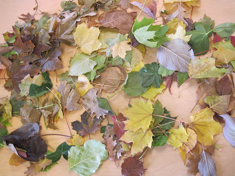 Polka-Dotty Place: Pile of Leaves