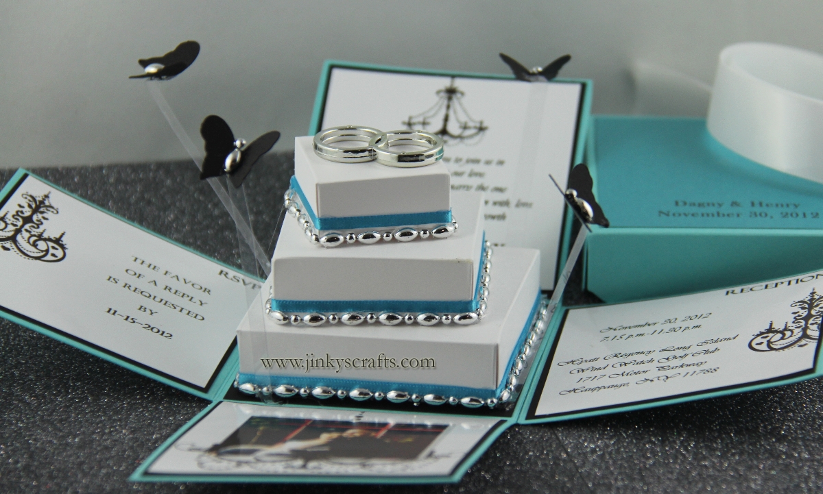 Jinky's Crafts & Designs: Tiffany Inspired Invitation Box
