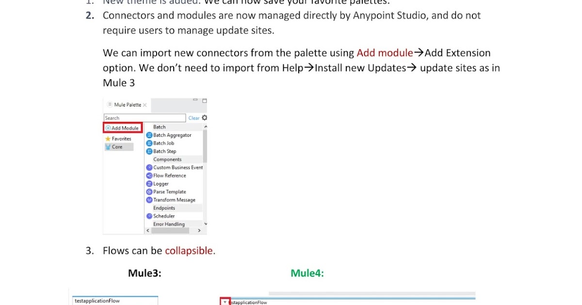 Lakshmi Mavillapalli 's Blog : Mule 4 New Features Overview vs Mule 3 ...