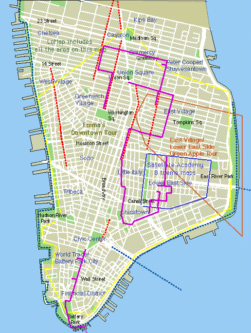 Printable Maps Of New York City
