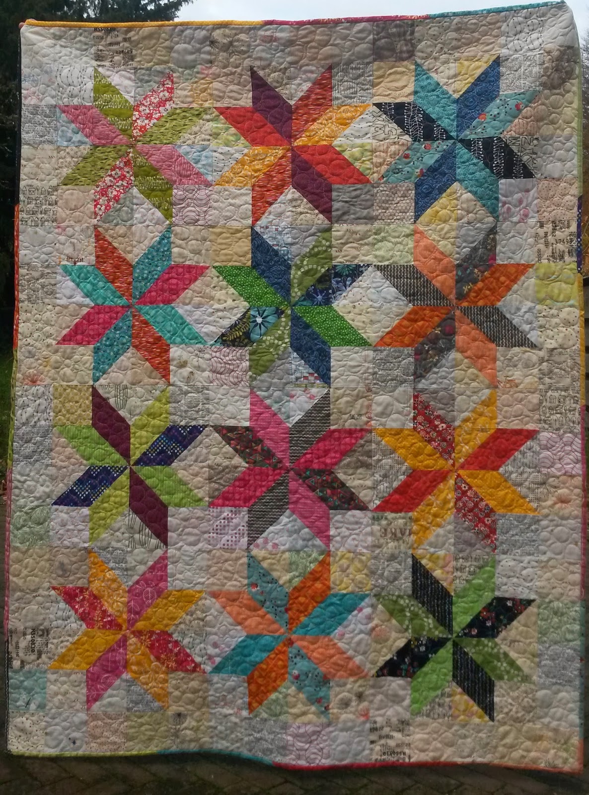 Quilt Story: Scrappy Star Quilt from Quilting In the Cold