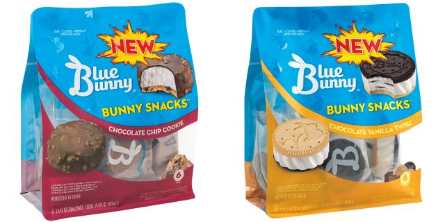 Blue Bunny Introduces New "Bunny Snacks" Plus Several New Ice Cream Flavors
