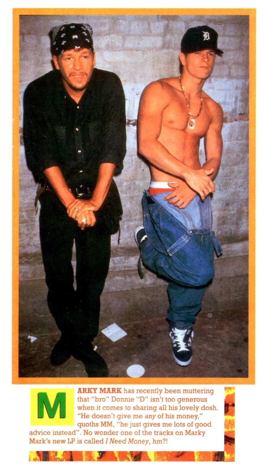 Lansure's Music Paraphernalia: MARKY MARK | MARK WAHLBERG | Press Kits ...