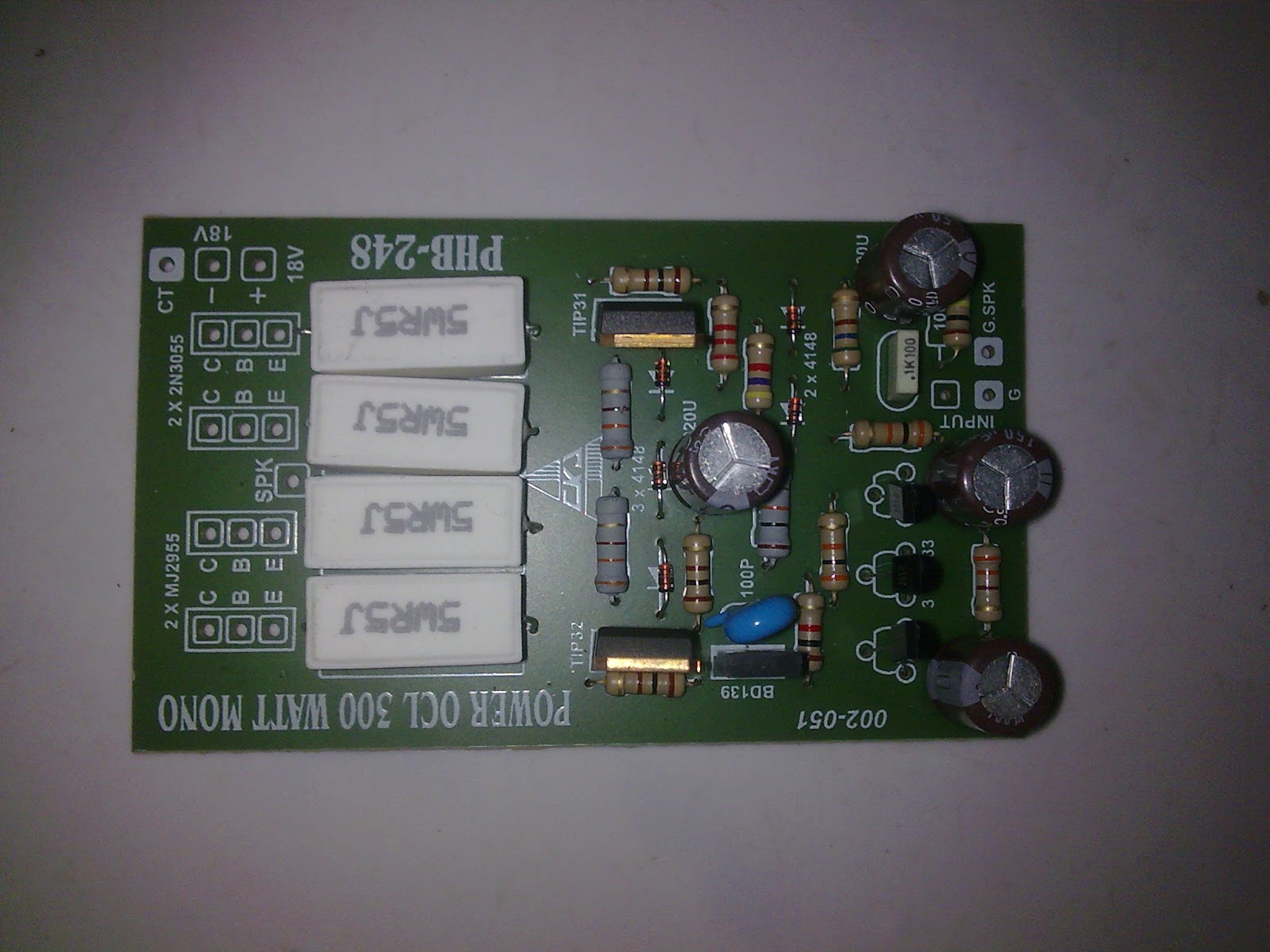 Driver power 300 watt mono - TOKO ELEKTRONIK AMANAH