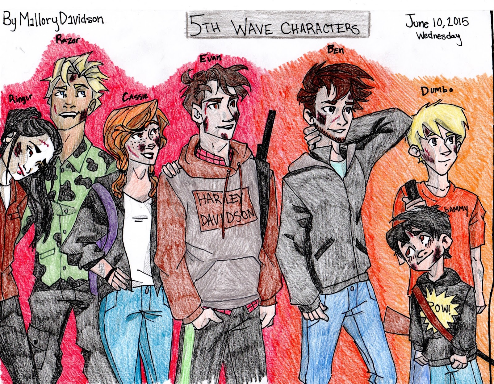 Drawings by MJ: 5th Wave Characters