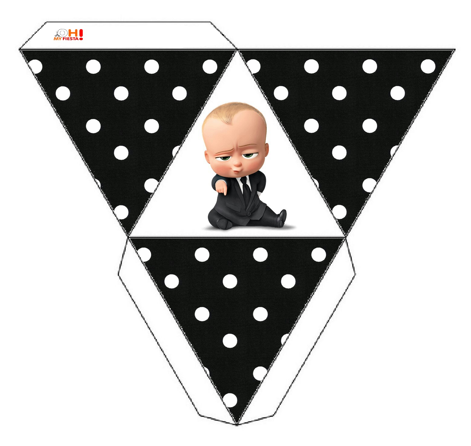 The Boss Baby Party Free Printable Boxes. - Oh My Baby!