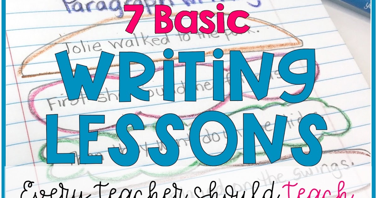 7 Basic Writing Lessons Every Teacher Should Teach | Upper Elementary ...