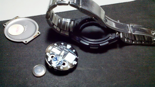 Skyshadow124's blogger: CASIO 5082 AQ-190W 電池更換記