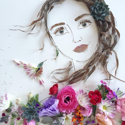 My Owl Barn: Face the Foliage: Floral Art by Justina Blakeney