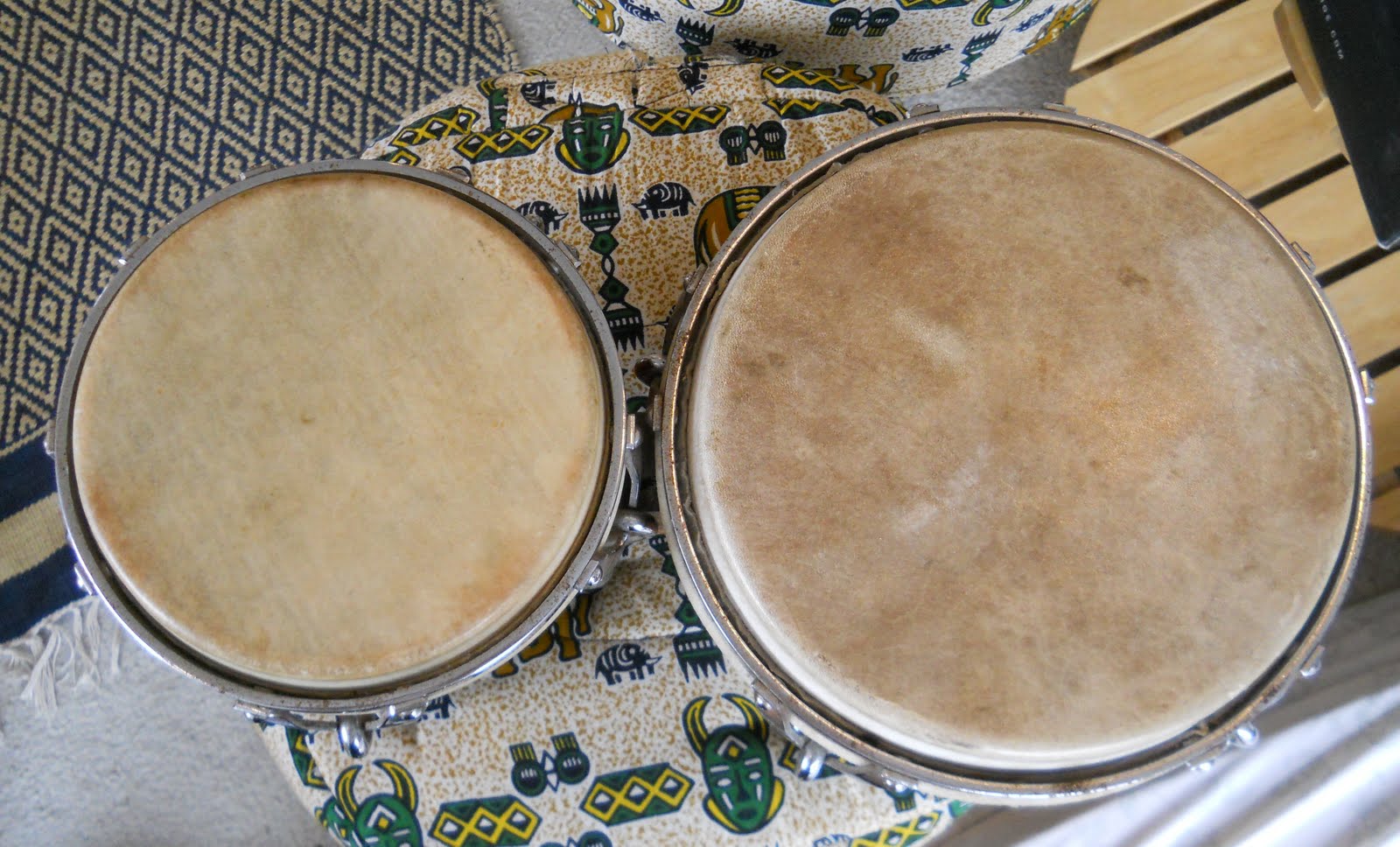 Anyway, after being restored, this set is about as nice a set of bongo ...