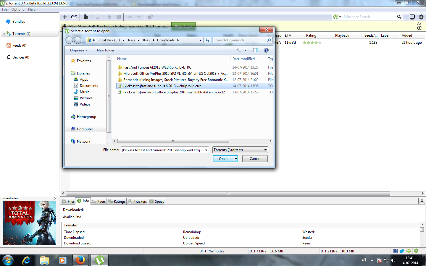 Tech Blog : How to download torrent