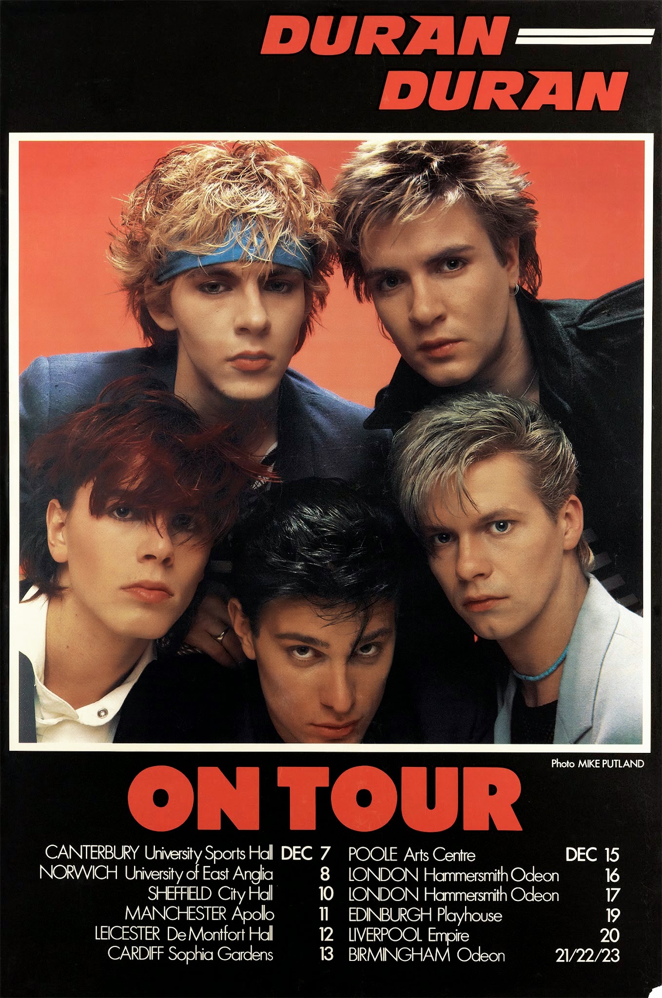 BEAUTIFUL COLORS: The Posters of Duran Duran | Graphic Design Blog