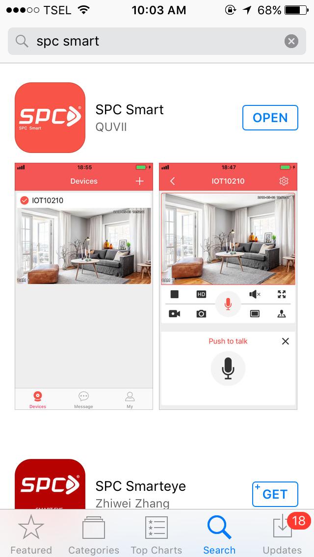 Cara Menggunakan Kamera IP CCTV SPC Smart Home Plus Wireless Camera ...