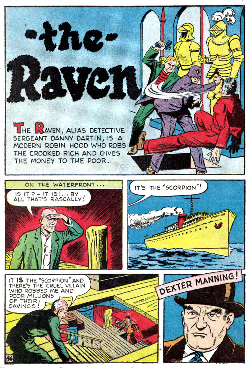 Pappy's Golden Age Comics Blogzine: Number 1843: Ravin' for the Raven