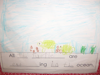 Mrs. Wood's Kindergarten Class: Ocean Nouns and Verbs