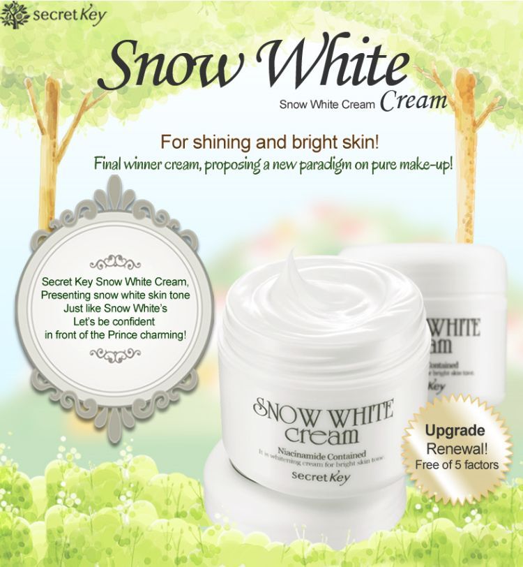 Kem dưỡng Snow White Cream Secret Key giá bao nhiêu