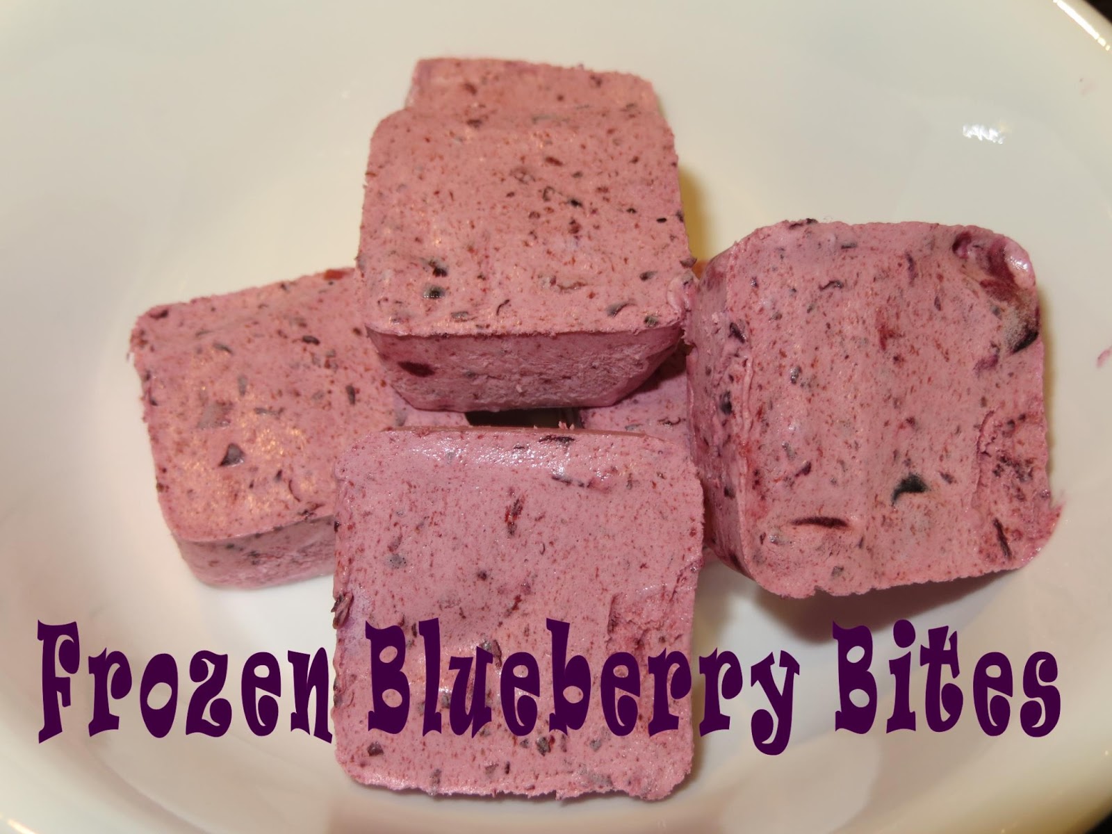 Two Magical Moms: Frozen Blueberry Bites